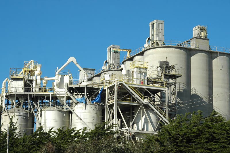 Concrete Plant stock photo. Image of commerce, construction - 505792