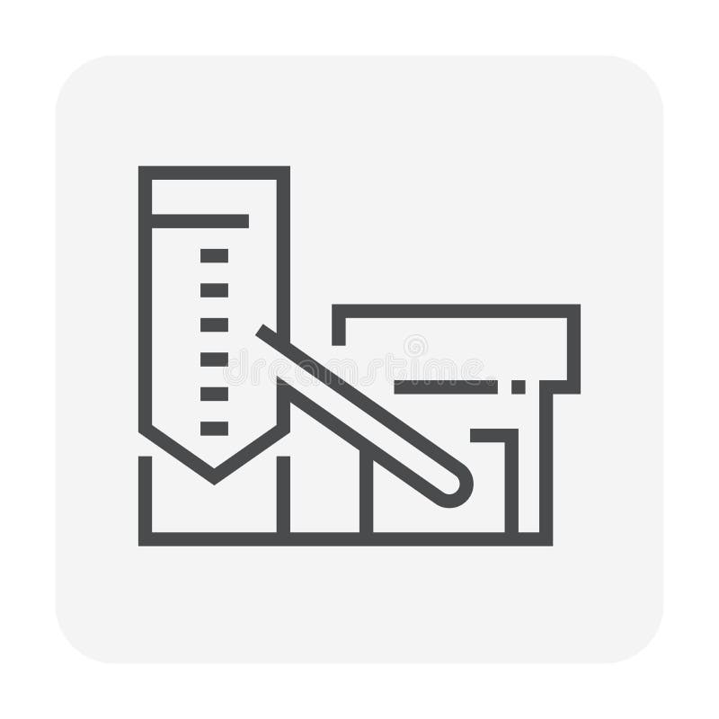 Concrete plant icon stock vector. Illustration of building - 172056282