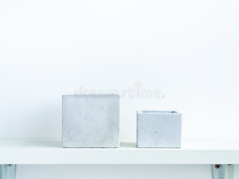 Concrete Pot Cubic Shape or Geometric Cement Planter for Cactus and ...