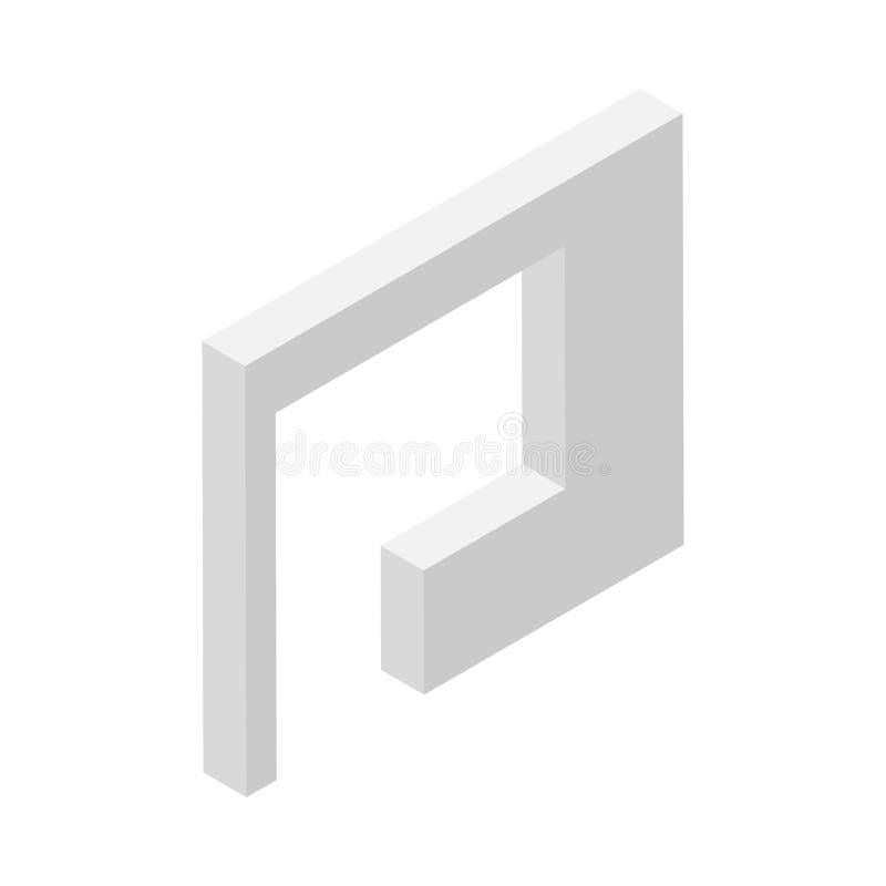 Concrete Production Icon stock vector. Illustration of machinery ...