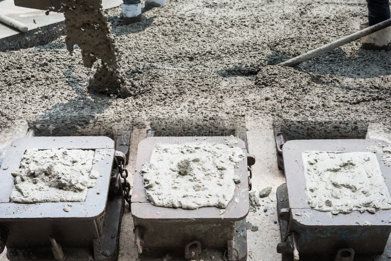 Concrete for Quality Checking Stock Image - Image of quality, structure ...