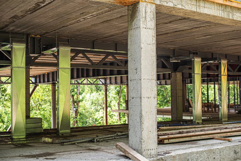 Concrete and Reinforced Concrete Structures. Stock Photo - Image of ...