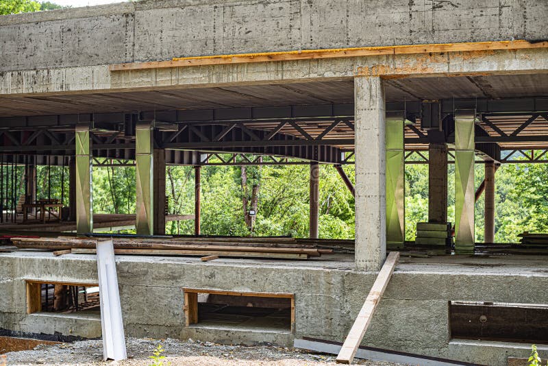 Concrete and Reinforced Concrete Structures. Stock Photo - Image of ...