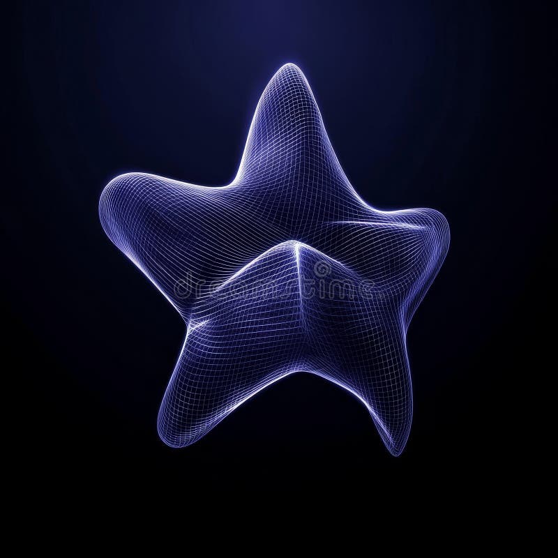 A Concrete Representation of a Star in the Form of a Starry Sky or ...