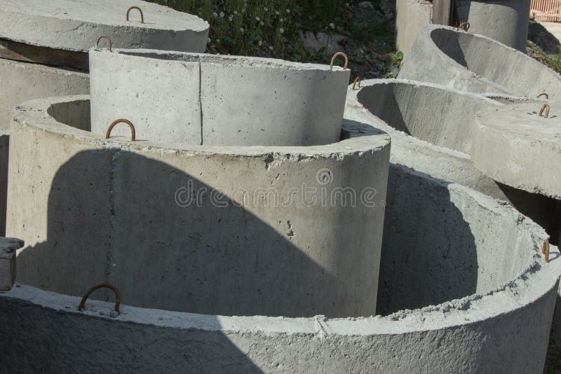 Concrete Ring Wells with Different Diameters and Lie in the Street ...