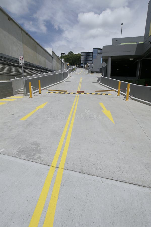 Concrete Road stock image. Image of pavement, angle, grey - 1749003