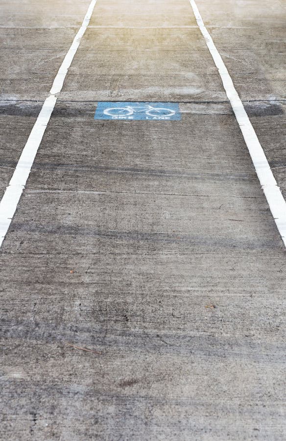 Concrete two-lane road. stock image. Image of middle - 176386189