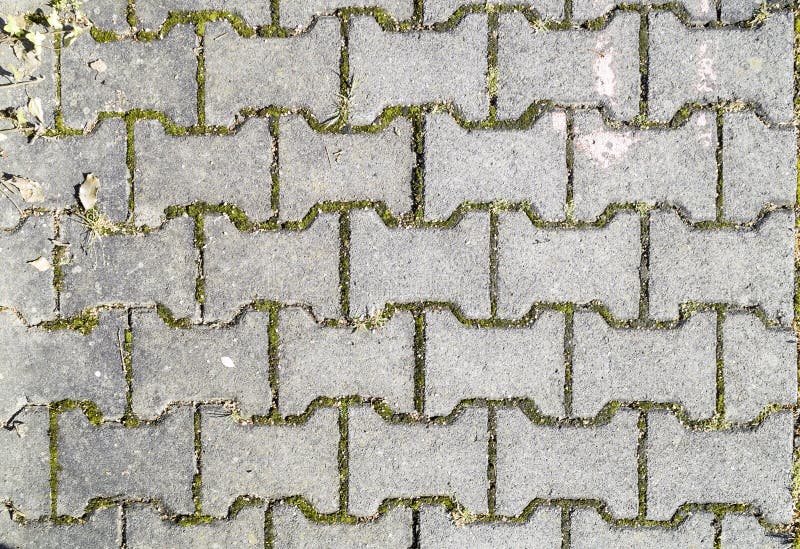 Concrete Road Surfaces with Stone, Brick Block Stock Photo - Image of ...