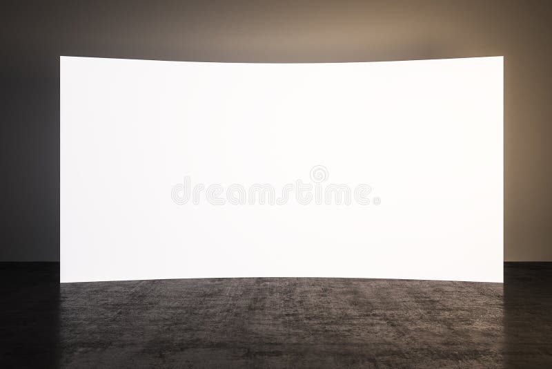 Blank screen board stock illustration. Illustration of background ...