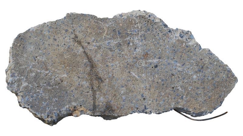 Concrete Rubble Broken, Broken Concrete Slabs Isolated on White ...