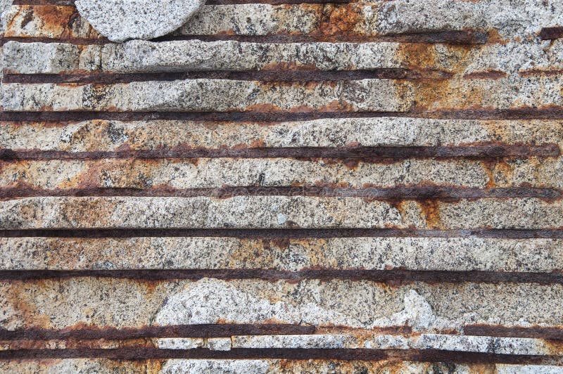 Concrete with Rust. Background and Texture of Concrete. Stock Image ...