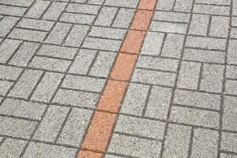 Concrete Self Locking Flooring BlockS Assembled on a Substrate of Sand ...