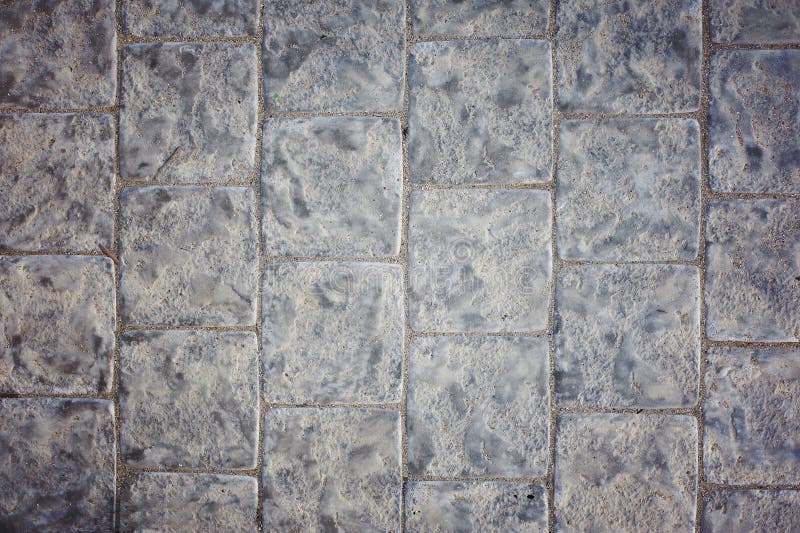 Concrete Sidewalk Tile Texture Stock Photo - Image of architecture ...