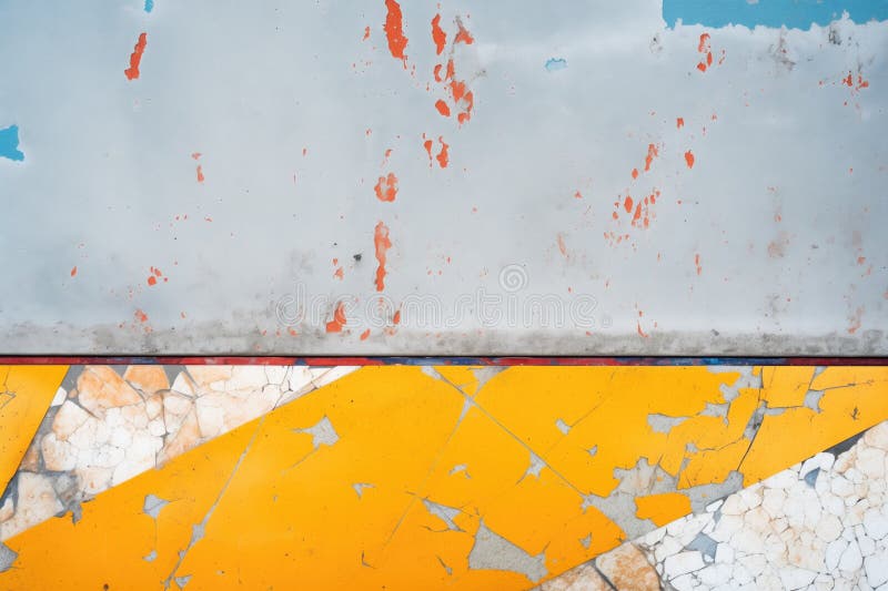 Concrete Slab with Chipped Corner Detail Stock Illustration ...