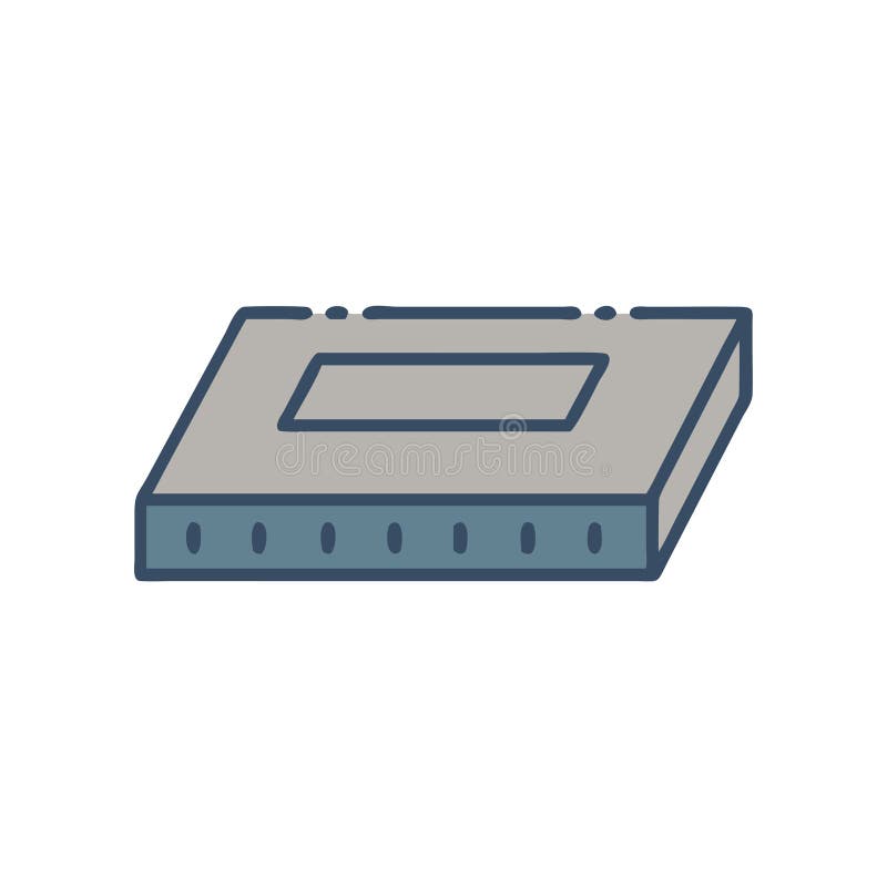 Concrete Slab Design Icon for Construction Projects Stock Illustration ...