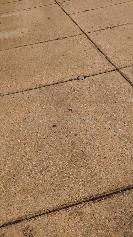 Concrete Slabs Forming Geometric Pattern on Pavement Stock Photo ...