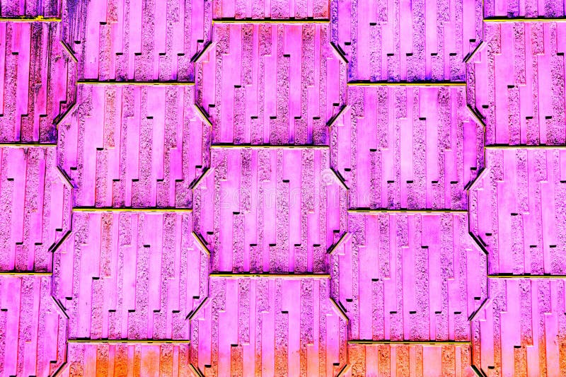 Concrete Slabs on the Wall, Large Concrete Blocks, Changed Color, 2 ...