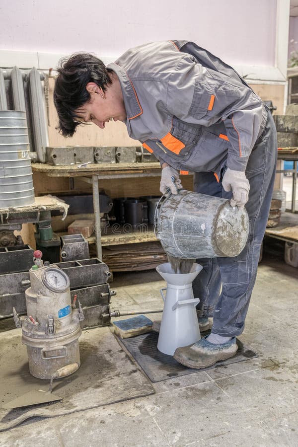 Slump Test for Fresh Concrete Stock Photo - Image of builder ...
