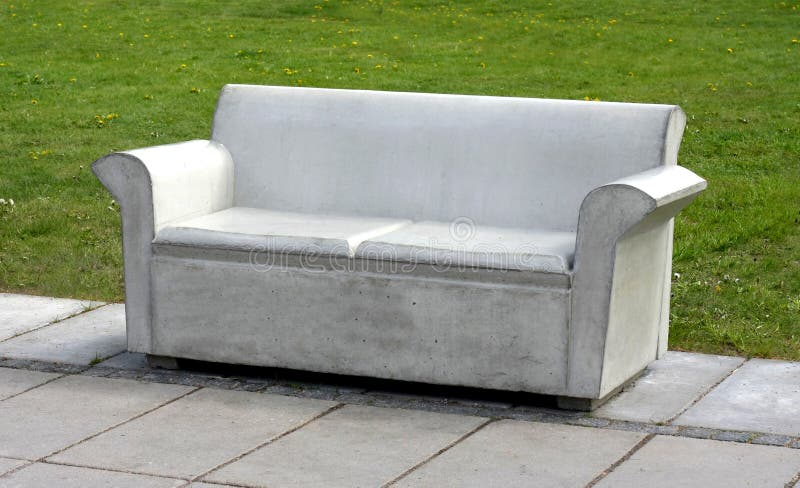 Concrete Sofa stock photo. Image of sofa, rock, lounge - 22820822