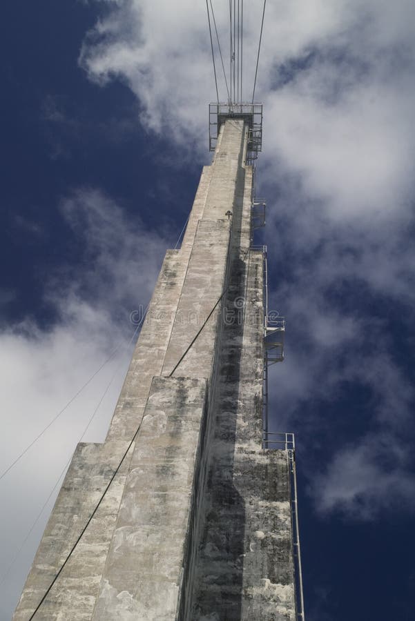 Concrete Stabilizing Tower stock photo. Image of concrete - 7614866