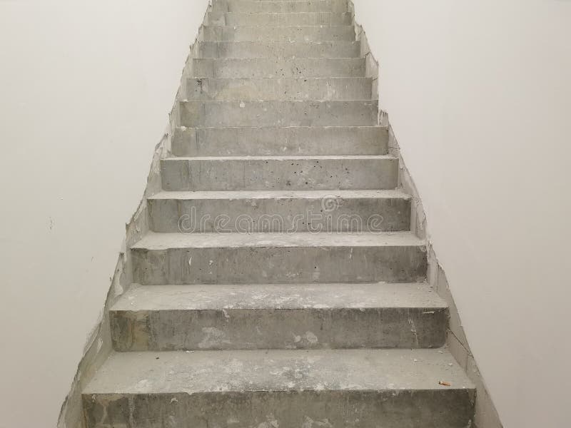 Concrete Stair step stock photo. Image of room, step - 274638572
