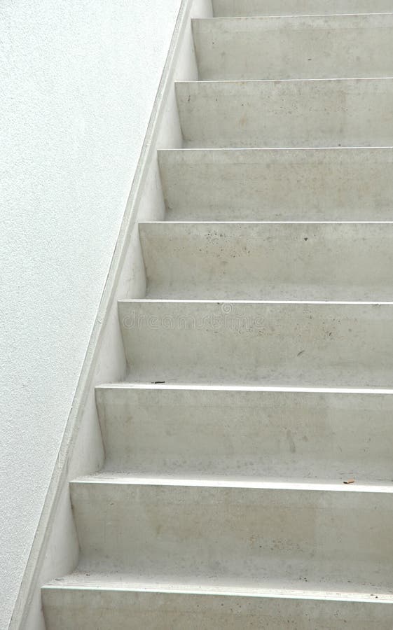Concrete stairs stock image. Image of geometric, rise, grey - 401349