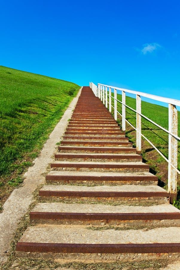 Concrete stairs. stock image. Image of business, lifestyle - 43770119