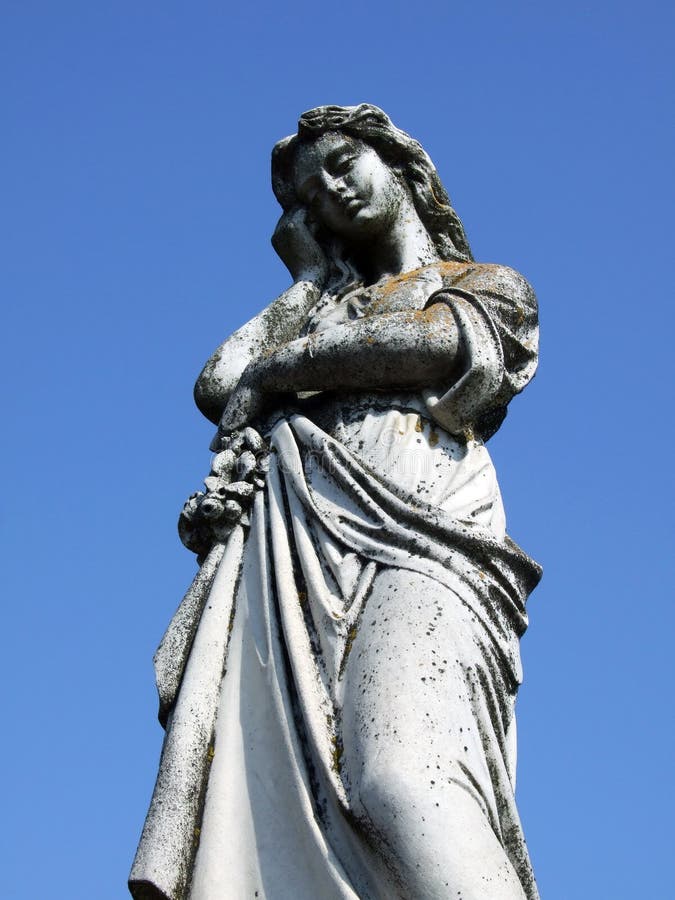 Concrete statue stock photo. Image of churchyard, ancient - 34521852