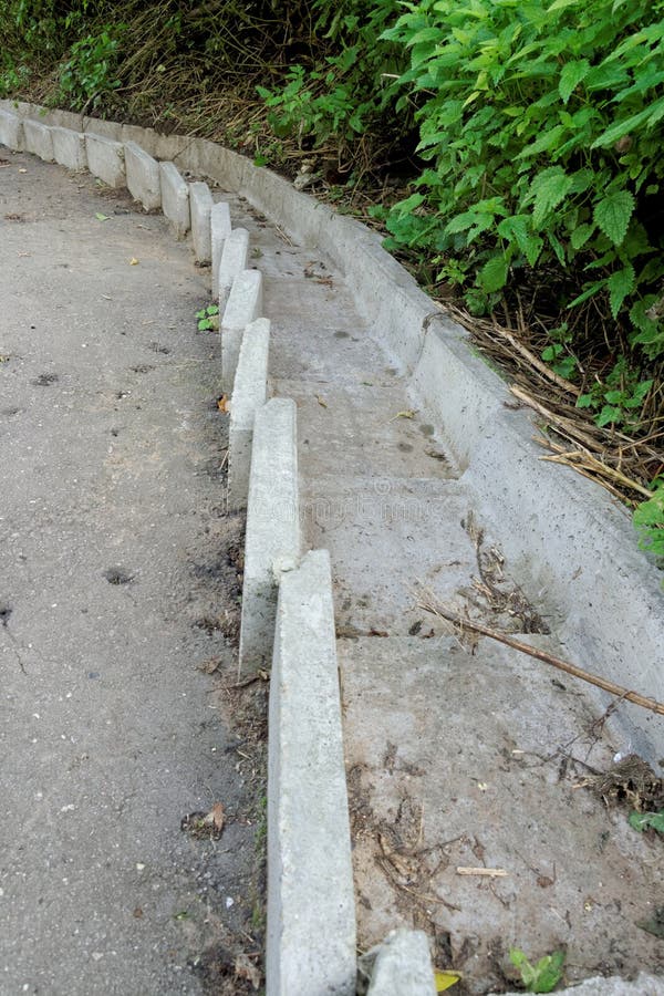 Concrete Step Flow for the Flow of Rainwater Along a Very Steep Asphalt ...