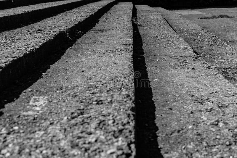 Concrete Steps on the Street Stock Image - Image of gray, city: 163881685