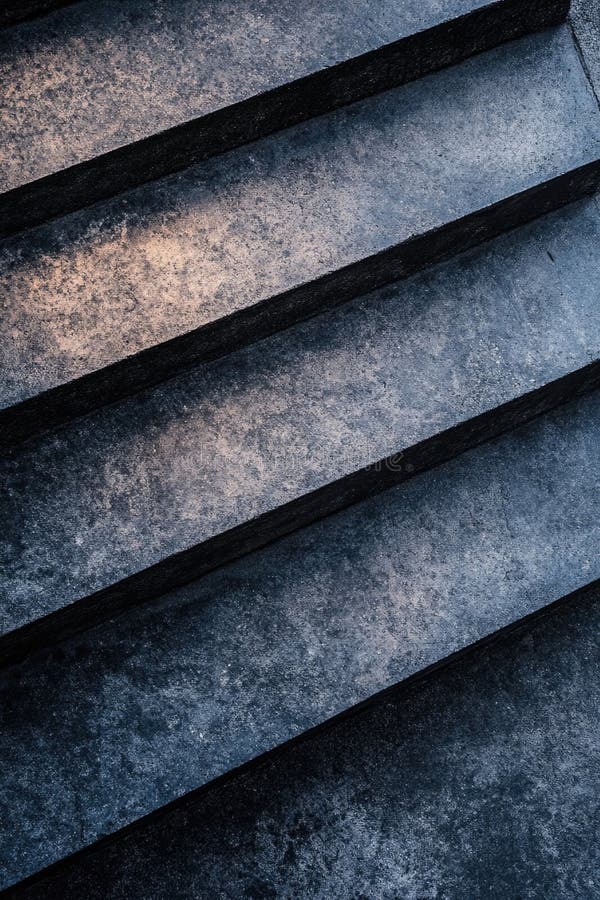 Concrete Steps with Texture Stock Image - Image of generated, rustic ...