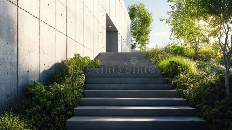 Concrete Steps To Modern Architecture: Ascending To Nature S Embrace ...