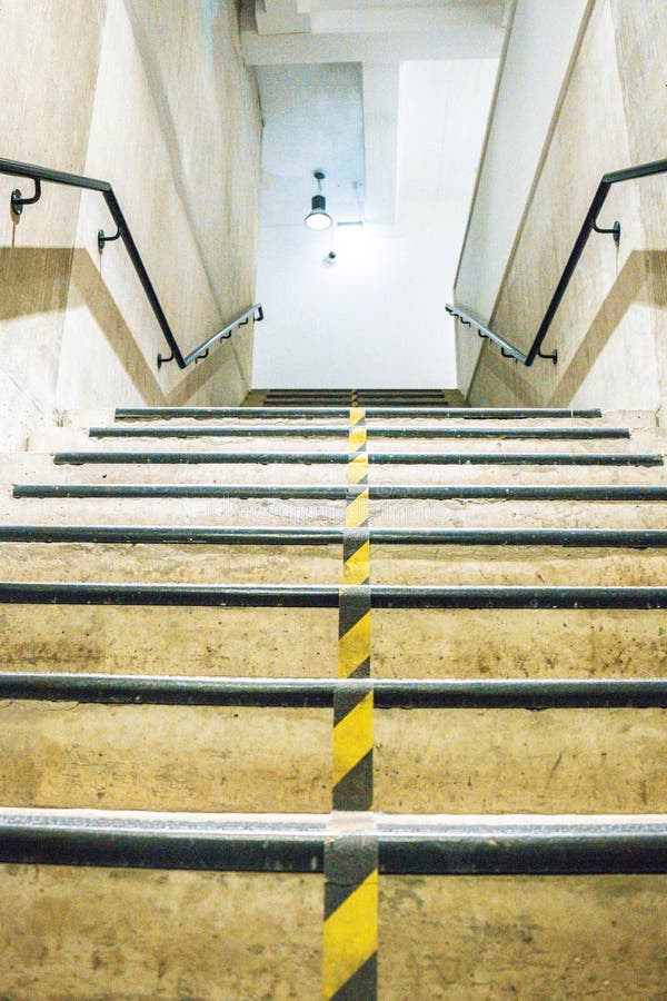 Concrete Steps View stock image. Image of cold, steps - 232055399