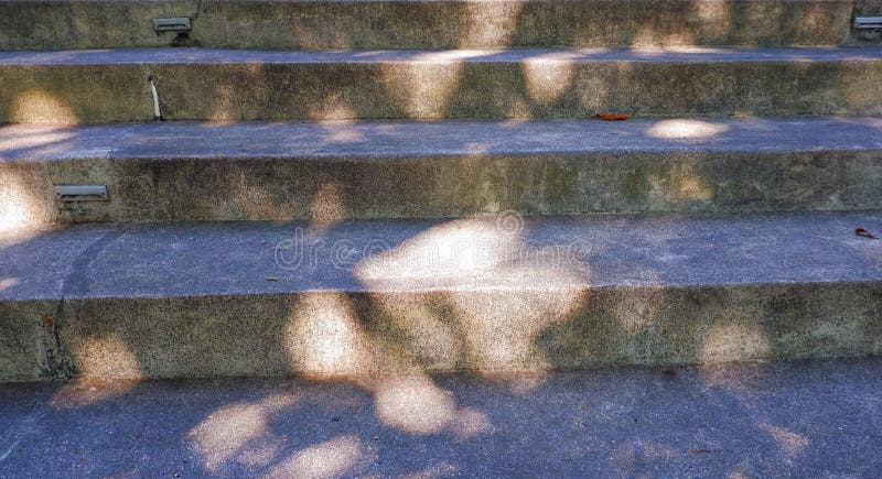 Abstract Composition of Concrete Steps with Strong Vertical Lines Stock ...