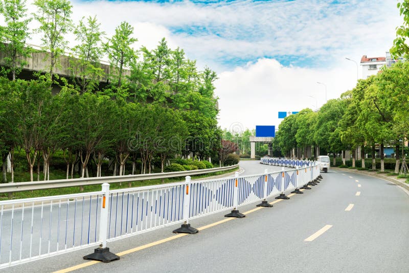 Concrete Structure and Asphalt Road Space Under the Overpass Stock ...