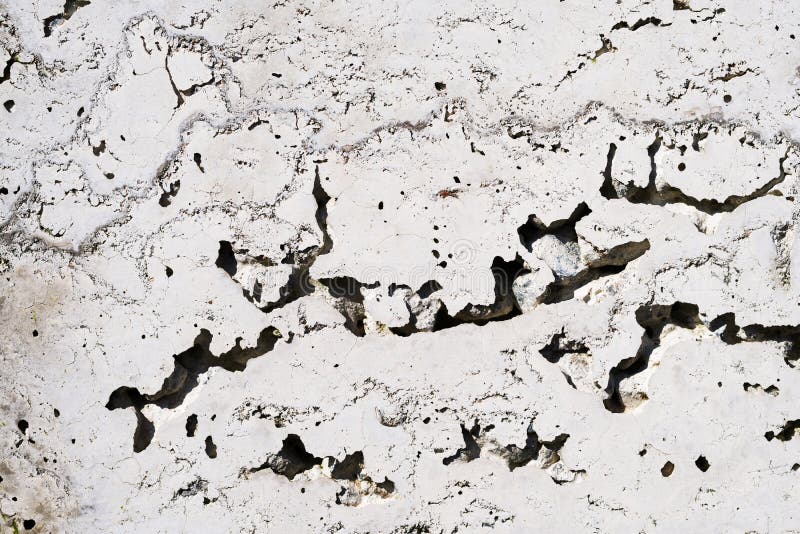 Concrete Surface with Cracks, Gouges. Grunge Background Texture Stock ...