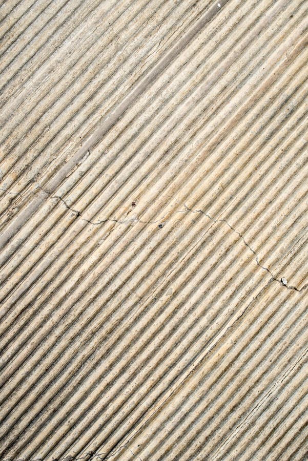 Concrete Surface with Striped Relief Stock Image - Image of gray ...