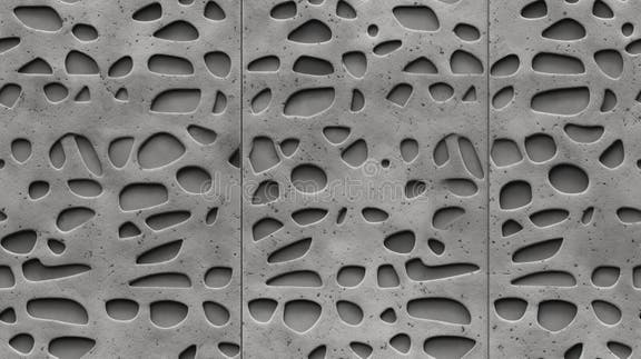 The Concrete Surface is Textured and Patterned with Repeating Tile ...
