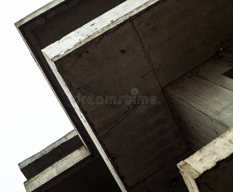 Concrete Surfaces of the Unfinished Building Stock Image - Image of ...