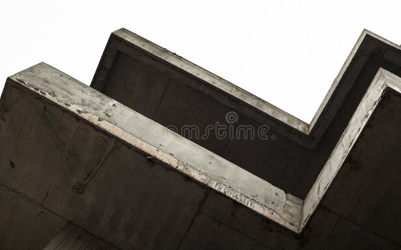 Concrete Surfaces of the Unfinished Building Stock Image - Image of ...