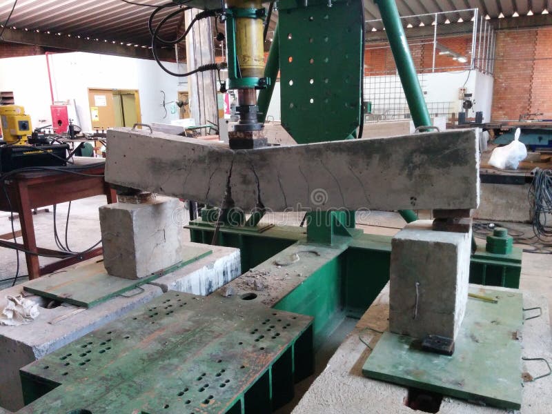 Concrete Testing Equipment in the Workshop Stock Photo - Image of ...