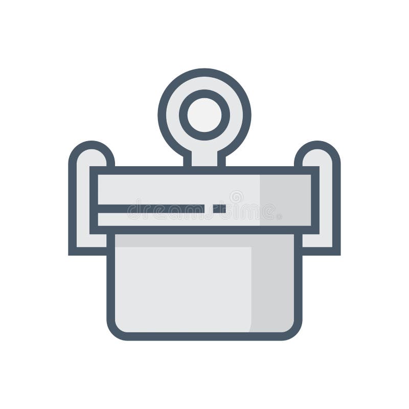 Concrete testing icon stock vector. Illustration of crash - 184988913