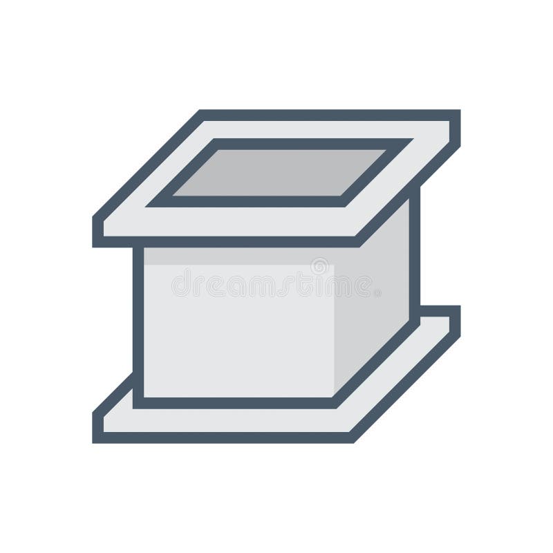 Concrete testing icon stock vector. Illustration of intact - 184359313