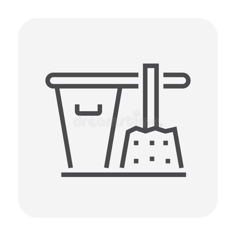 Concrete testing icon stock vector. Illustration of cube - 153524877