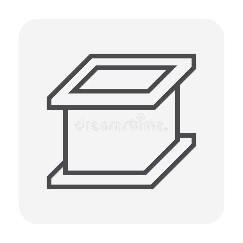 Concrete testing icon stock vector. Illustration of check - 154148540