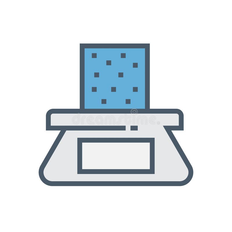 Concrete testing icon stock vector. Illustration of building - 181619095