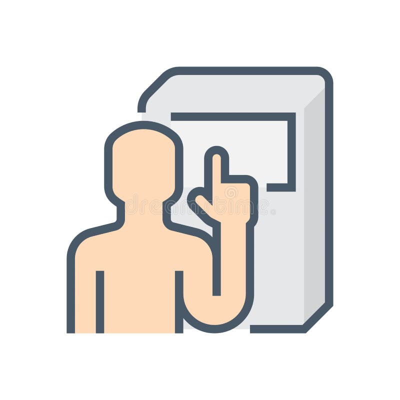 Concrete testing icon stock vector. Illustration of production - 181665632