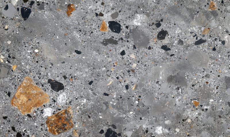 Concrete Texture with Aggregate Stones, Grey Background, Various Colors ...