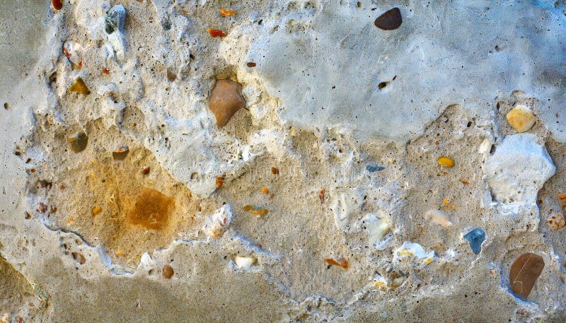 Concrete Texture with Small Stones Parts Inside Stock Illustration ...