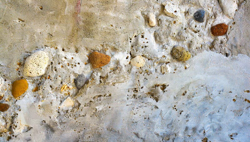 Concrete Texture with Small Stones Parts Inside Stock Illustration ...